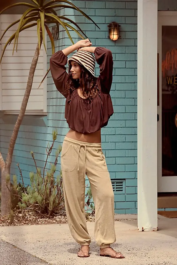 Free People Clay Terry Pant Set