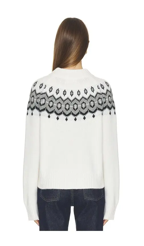 W. CASHMERE Adina Fair Isle Pullover