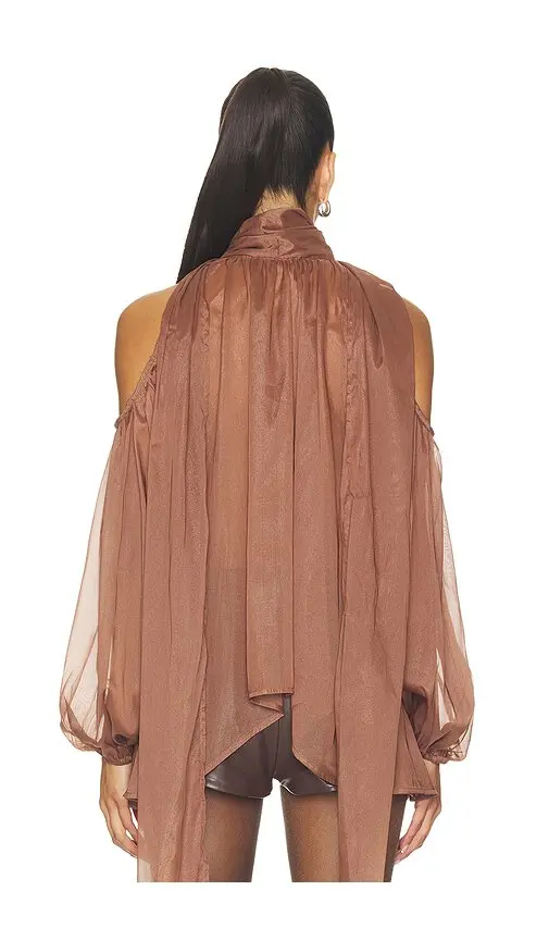 MORE TO COME Elise Tie Front Top