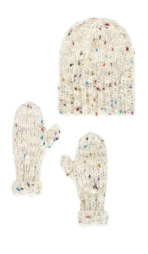 Free People Speckled Cph Set - Ivory