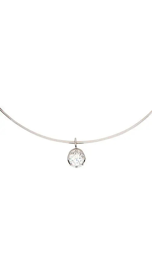 Lili Claspe Remi Round Collar In Metallic