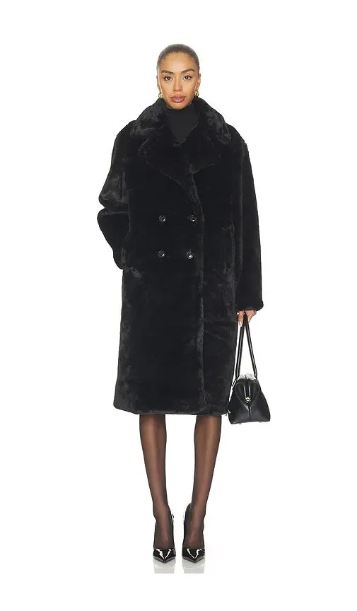 MORE TO COME Calliope Faux Fur Coat