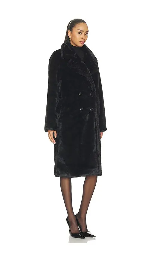 MORE TO COME Calliope Faux Fur Coat