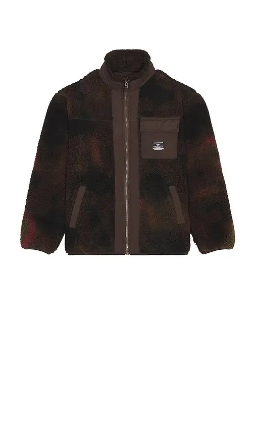 Alpha Industries Houston Relaxed Fit Sherpa Jacket In Multi