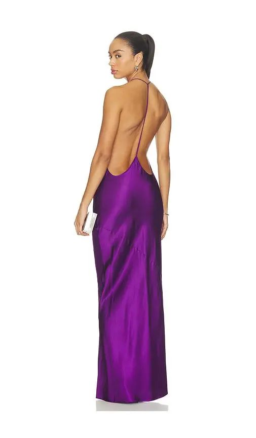 Nbd Shai Gown In Purple - Plum