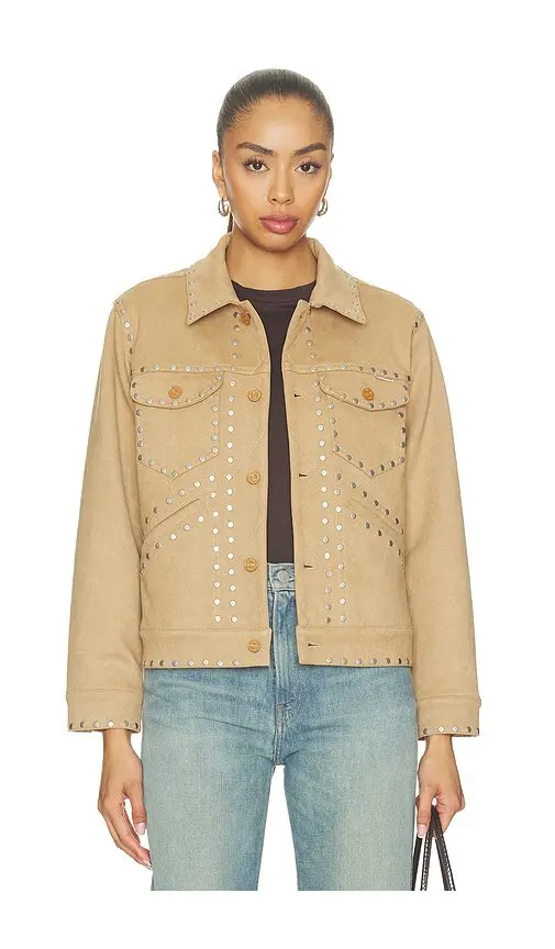 MOTHER The Mountain Drifter Jacket In Tan