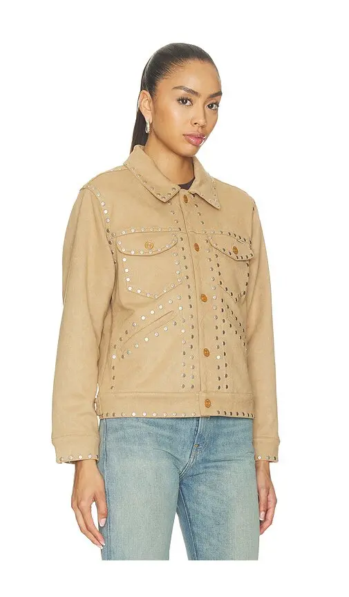 MOTHER The Mountain Drifter Jacket In Tan
