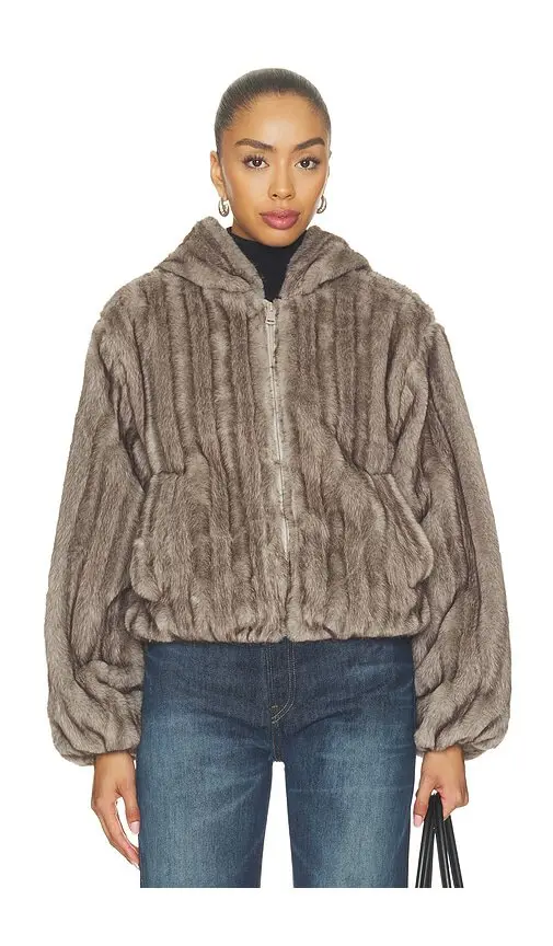 Steve Madden Carmilla Jacket In Grey