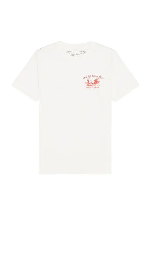 ONE OF THESE DAYS X X Fwrd Miami Design 22 Tee In White