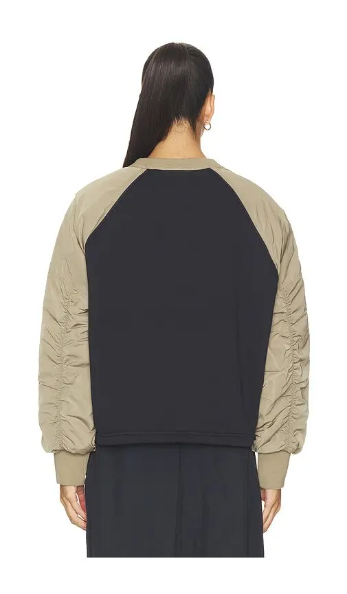 On X Zendaya Oversized Crewneck In Tan