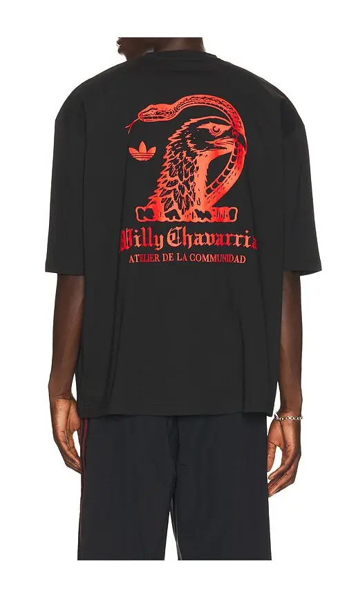 ADIDAS ORIGINALS X Willy Chavarria Atelier Tee - Black