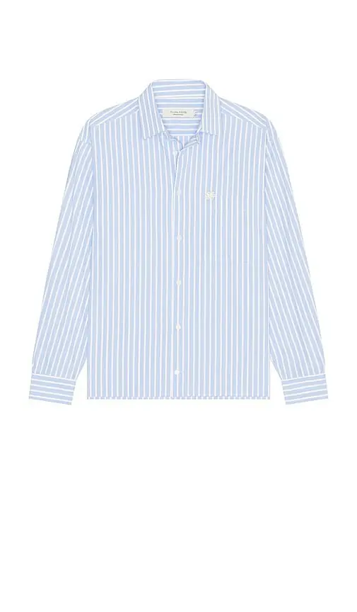 Filling Pieces Striped Dress Shirt In Blue