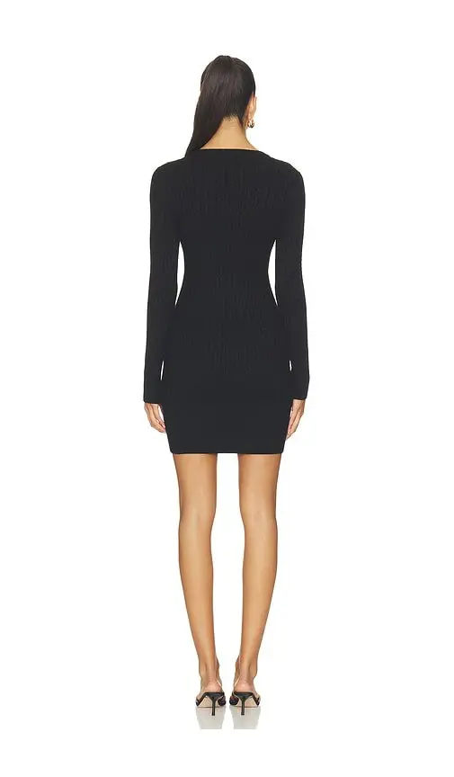 FLEUR DU MAL Lace Guipure Knit Dress