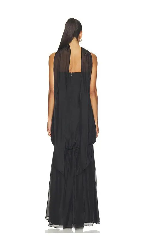 Amanda Uprichard Esme Maxi Dress With Scarf