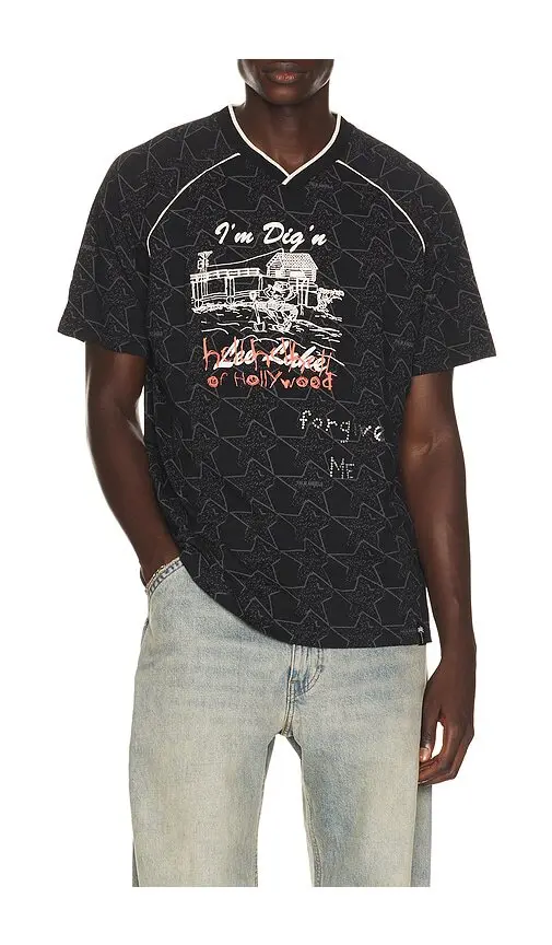 Palm Angels Starry Palm Allover Tee
