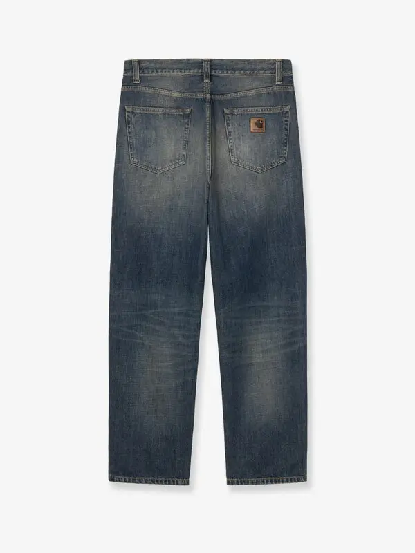 Carhartt Work In Progress Aaron Pant Denim Jeans With Washed Out Effect