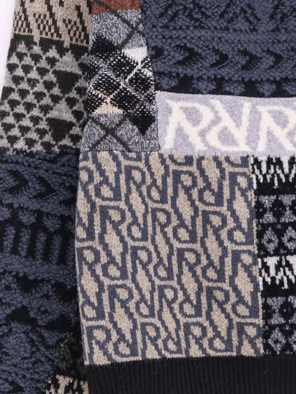 REPRESENT Duality Wool And Nylon Blend Sweater