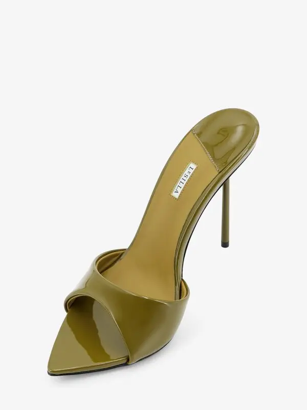 LE SILLA Bella Patent Leather Sandals