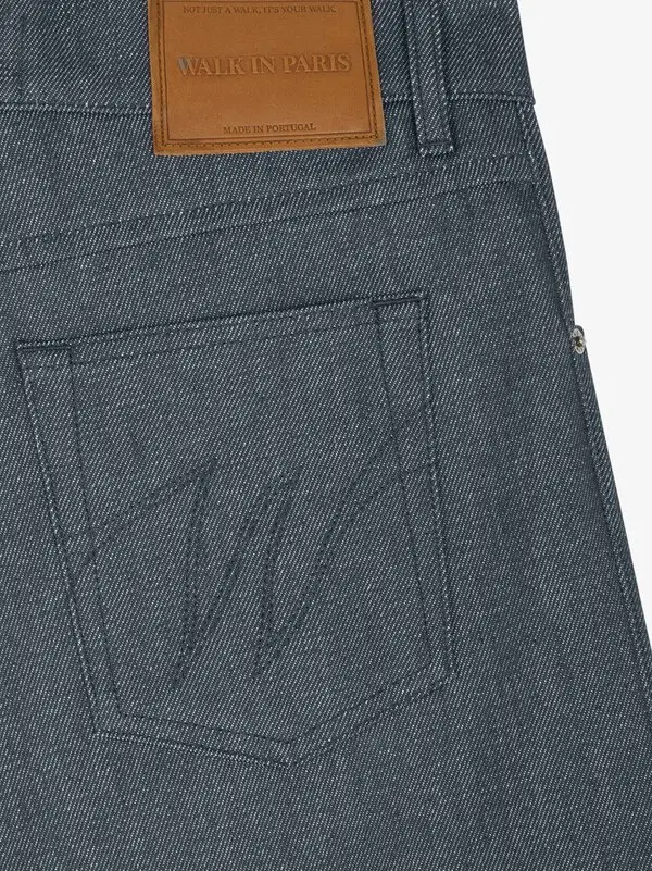 WALK IN PARIS City Messanger Trousers In Denim