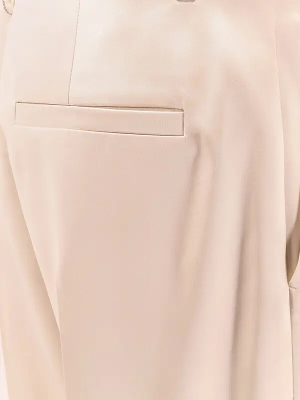 Brunello Cucinelli Silk Trousers
