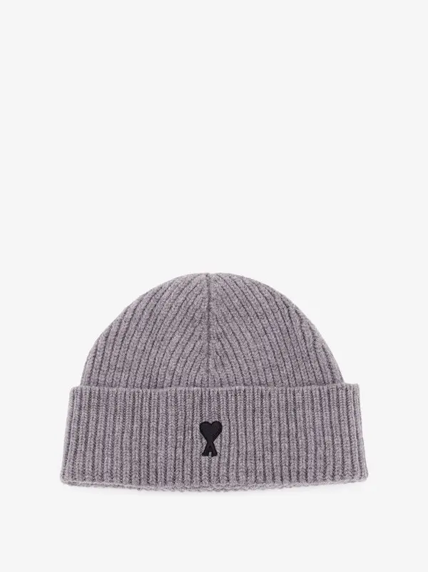 AMI Paris Wool Beanie Hat