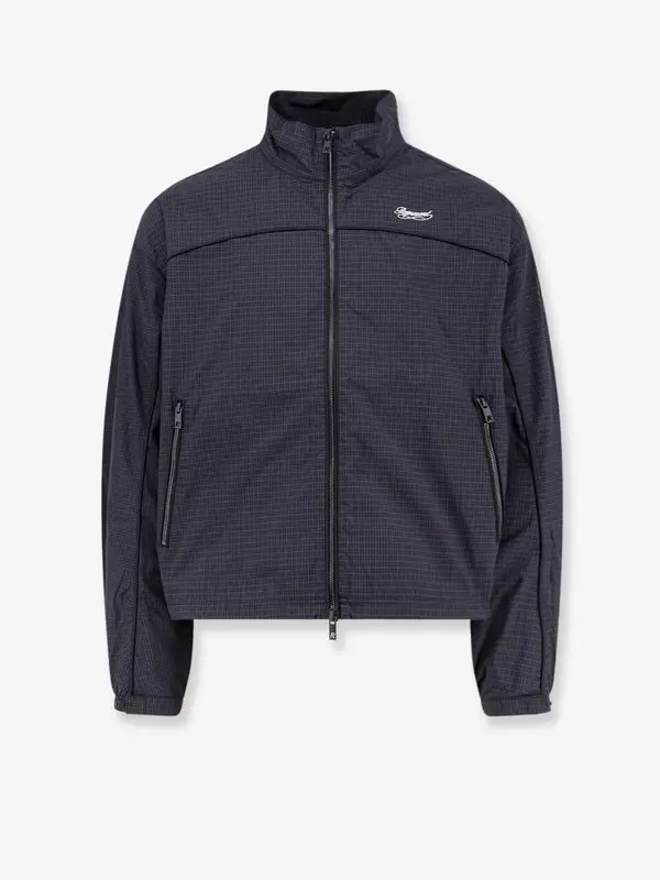 REPRESENT Riot Track Nylon Jacket With Checkered Pattern