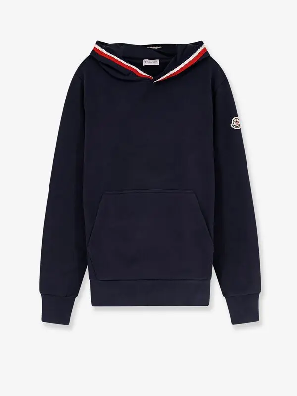 Moncler Cotton Sweatshirt - Blue