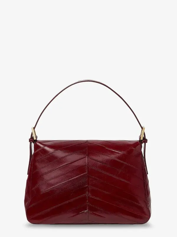 Fendi Flap 26325 Missina Leather Shoulder Bag