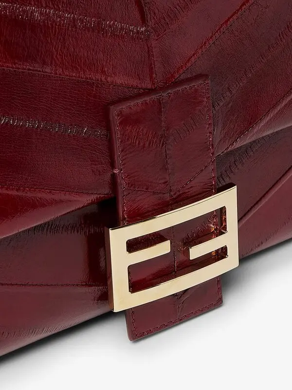 Fendi Flap 26325 Missina Leather Shoulder Bag