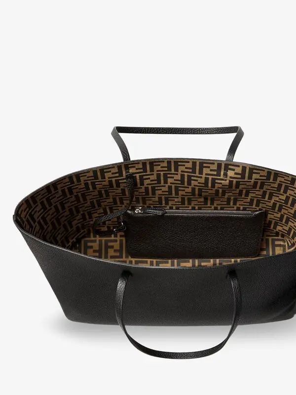 Fendi Roll Large Roman Leather Shopper