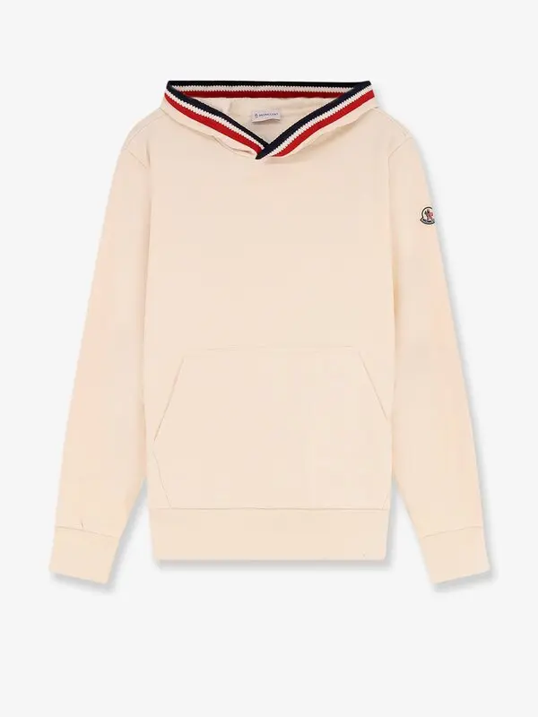 Moncler Cotton Hoodie - Beige