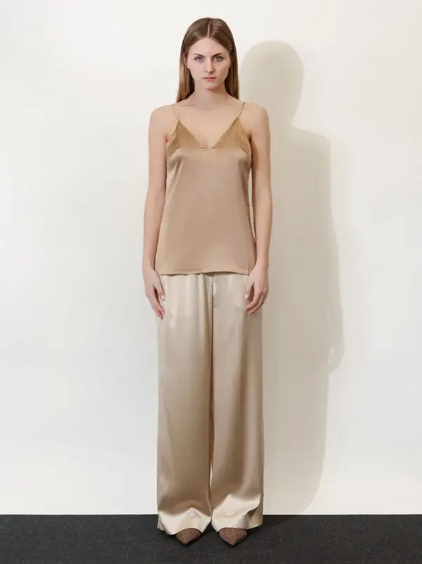 Brunello Cucinelli Stretch Silk Top