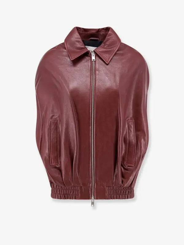 ARMA Bina Leather Sleeveless Jacket