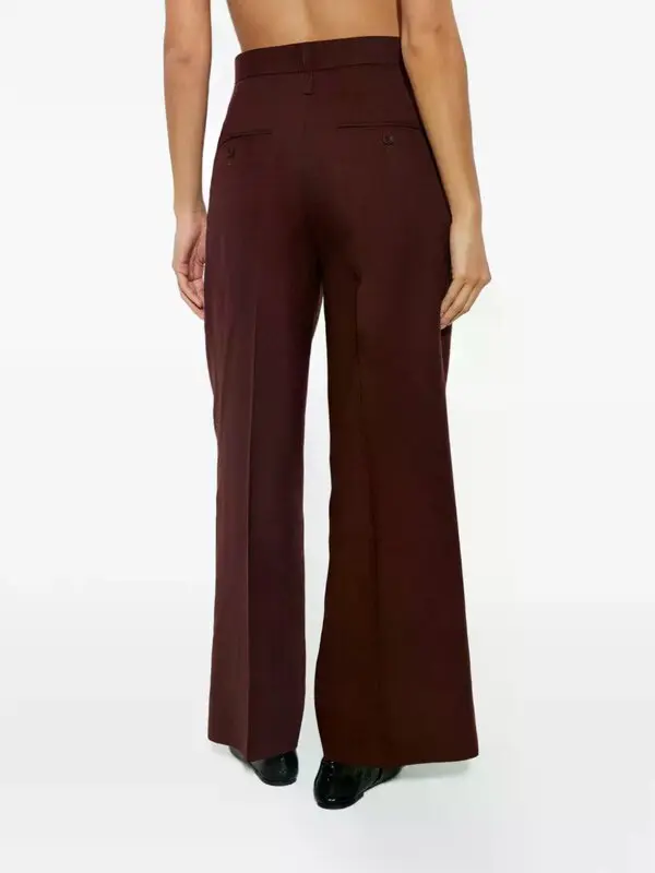 Issey Miyake Creased Wide-leg Trousers