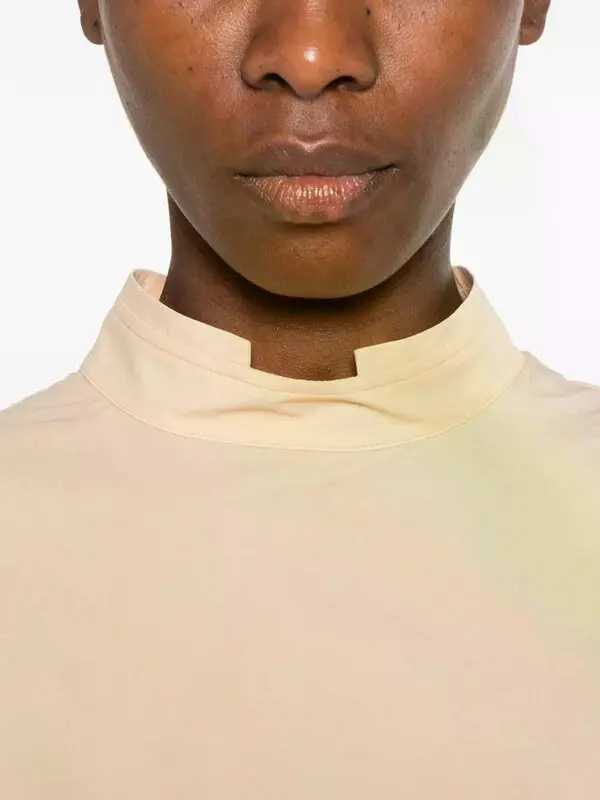 Issey Miyake Panelled High-neck Top