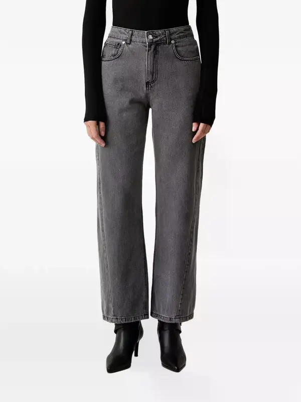 SILVIAN HEACH High-waisted Straight-leg Jeans
