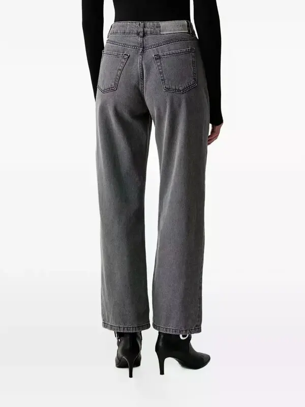 SILVIAN HEACH High-waisted Straight-leg Jeans