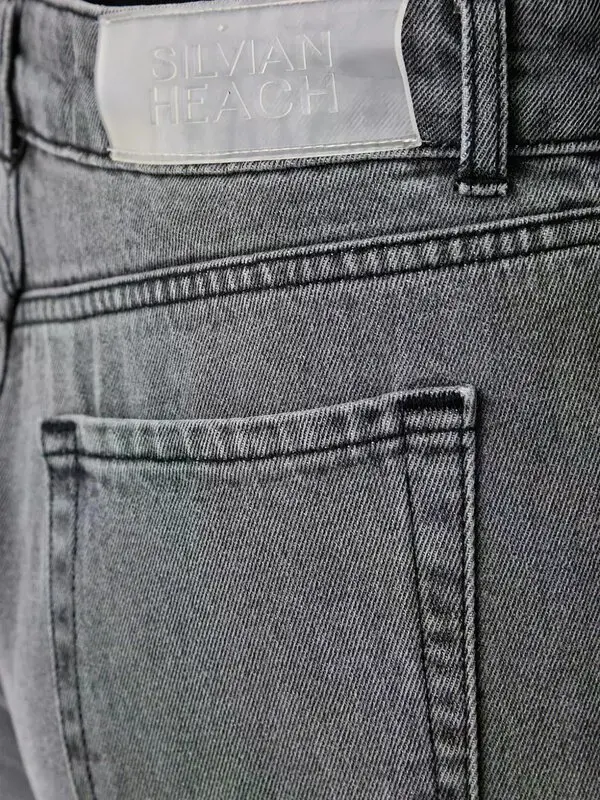 SILVIAN HEACH High-waisted Straight-leg Jeans