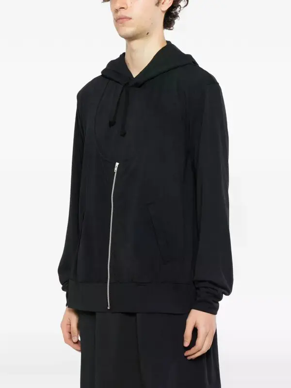 Comme Des Garçons Layered Zip-up Hoodie