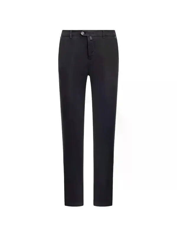 Kiton Straight-leg Trousers - Black