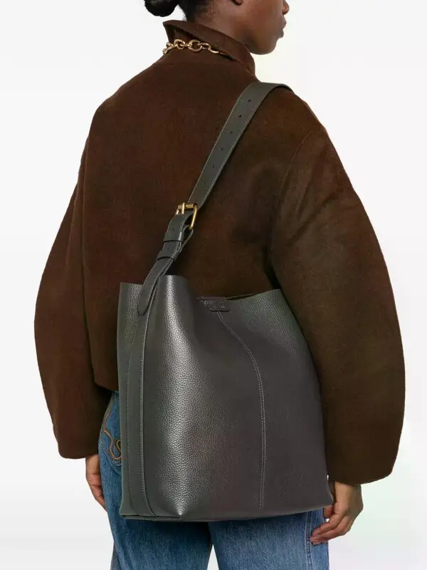 Soeur Saudade Grained Leather Tote Bag