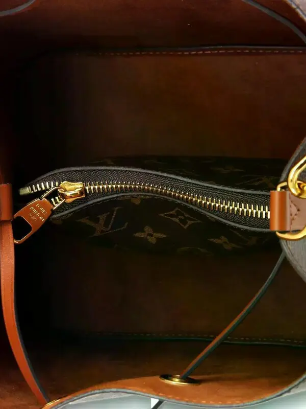 LOUIS VUITTON Neonoe Handbag Monogram Canvas With Leather Mm Bucket Bag