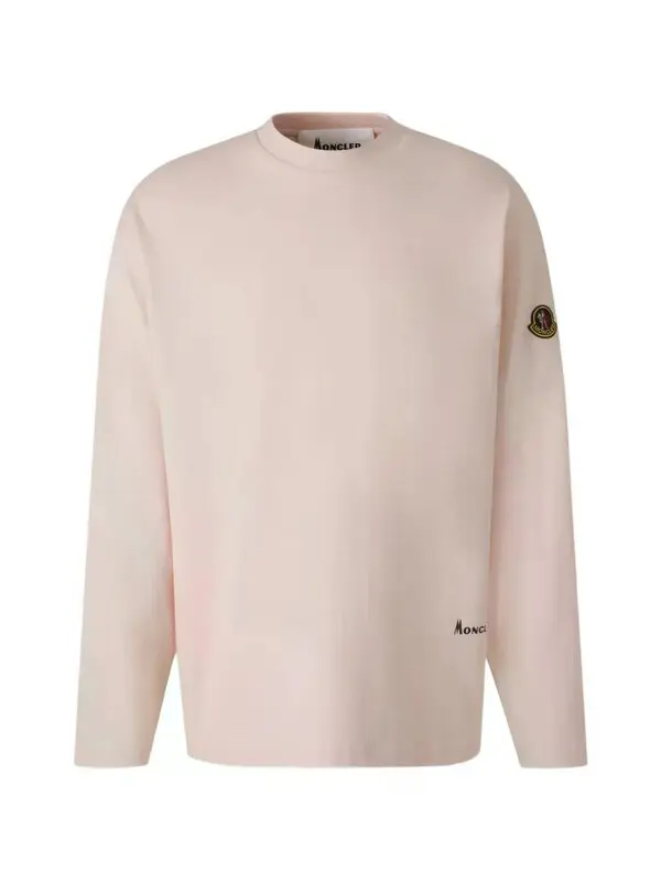 Moncler K2 Print Long-sleeve Cotton T-shirt - Neutrals