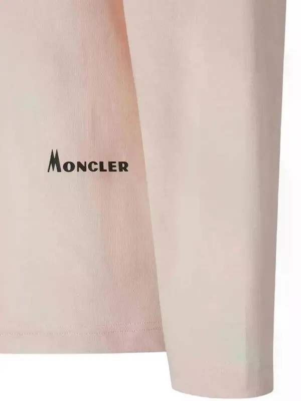 Moncler K2 Print Long-sleeve Cotton T-shirt - Neutrals