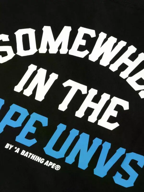 AAPE BY *A BATHING APE Moonface Logo-print T-shirt