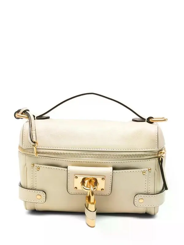 Chloé Paddington Leather Cross Body Bag - Neutrals