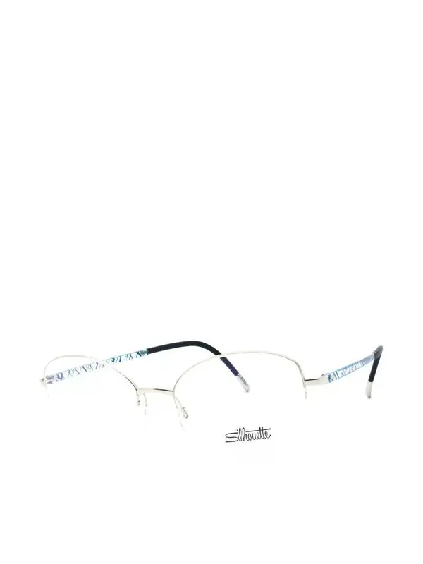 SILHOUETTE Illusion Nylor Oval-frame Glasses