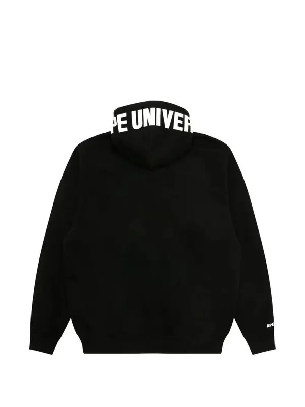 AAPE BY *A BATHING APE Moonface Logo Zip-up Hoodie