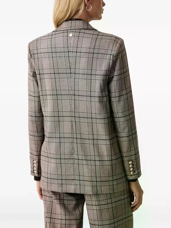 SILVIAN HEACH Check-pattern Single-breasted Blazer