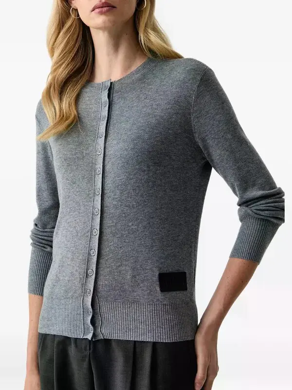 SILVIAN HEACH Logo-patch Button-up Cardigan